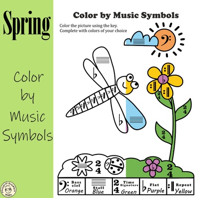signs of spring coloring pages