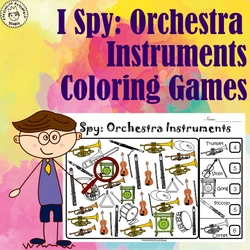 I Spy Musical Coloring Games Bundle