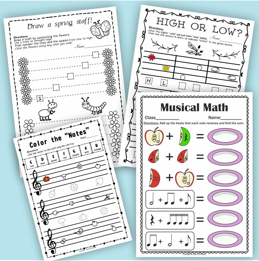 Elevate Your Music Education with Printable Worksheets: Unleash the P…