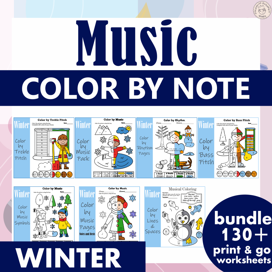 music theory coloring pages